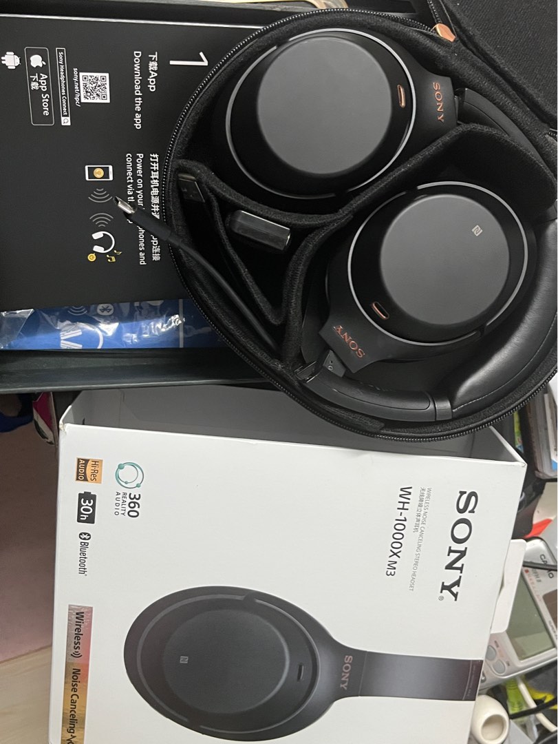 Sony wh-1000 xm3, 音響器材, 頭戴式/罩耳式耳機 - Carousell