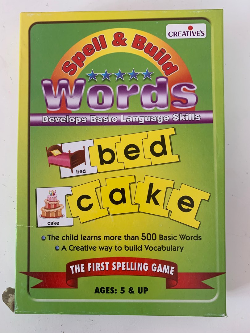 Spell and Build Words, Hobbies & Toys, Toys & Games on Carousell