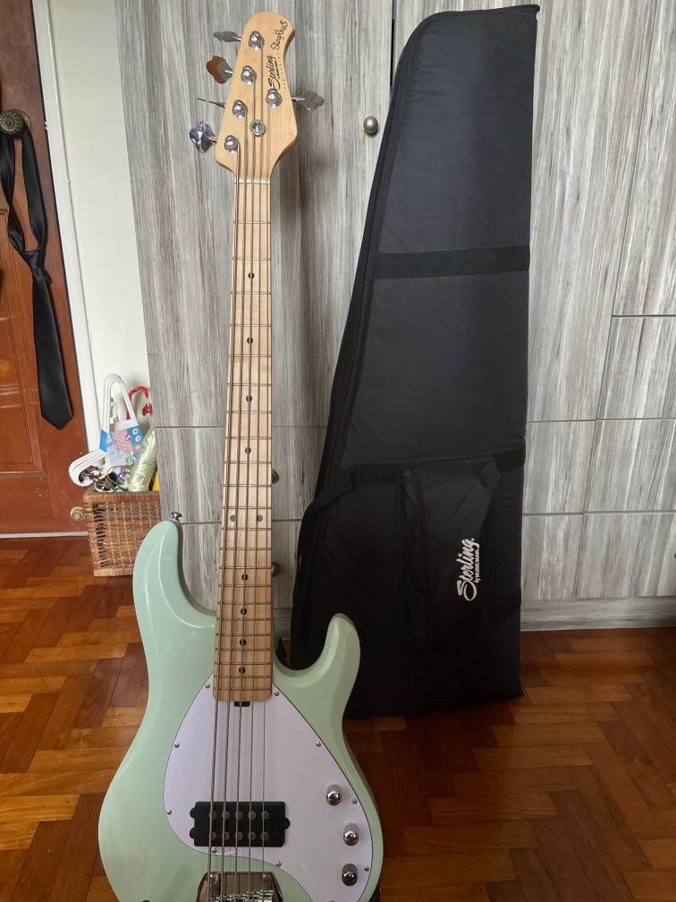 Sterling Stingray 5 Bass guitar, Hobbies & Toys, Music & Media, Musical ...