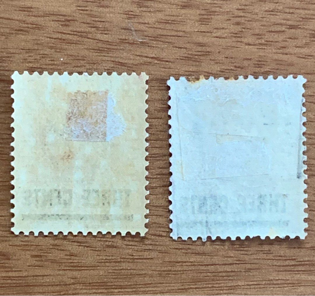 Straits Settlements Queen Victoria stamp two different shades (slight ...