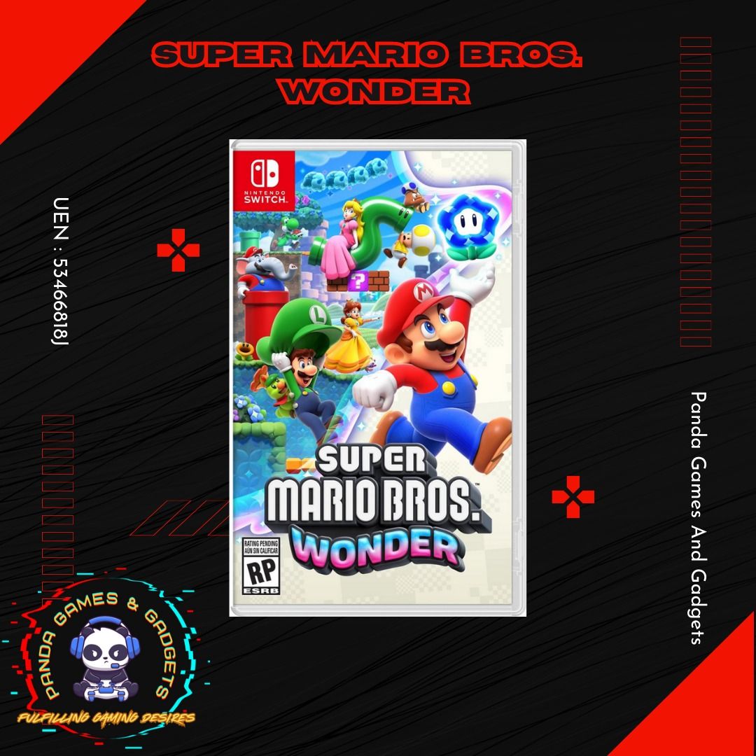Super Mario Bros. Wonder [Switch], Video Gaming, Video Games, Nintendo ...