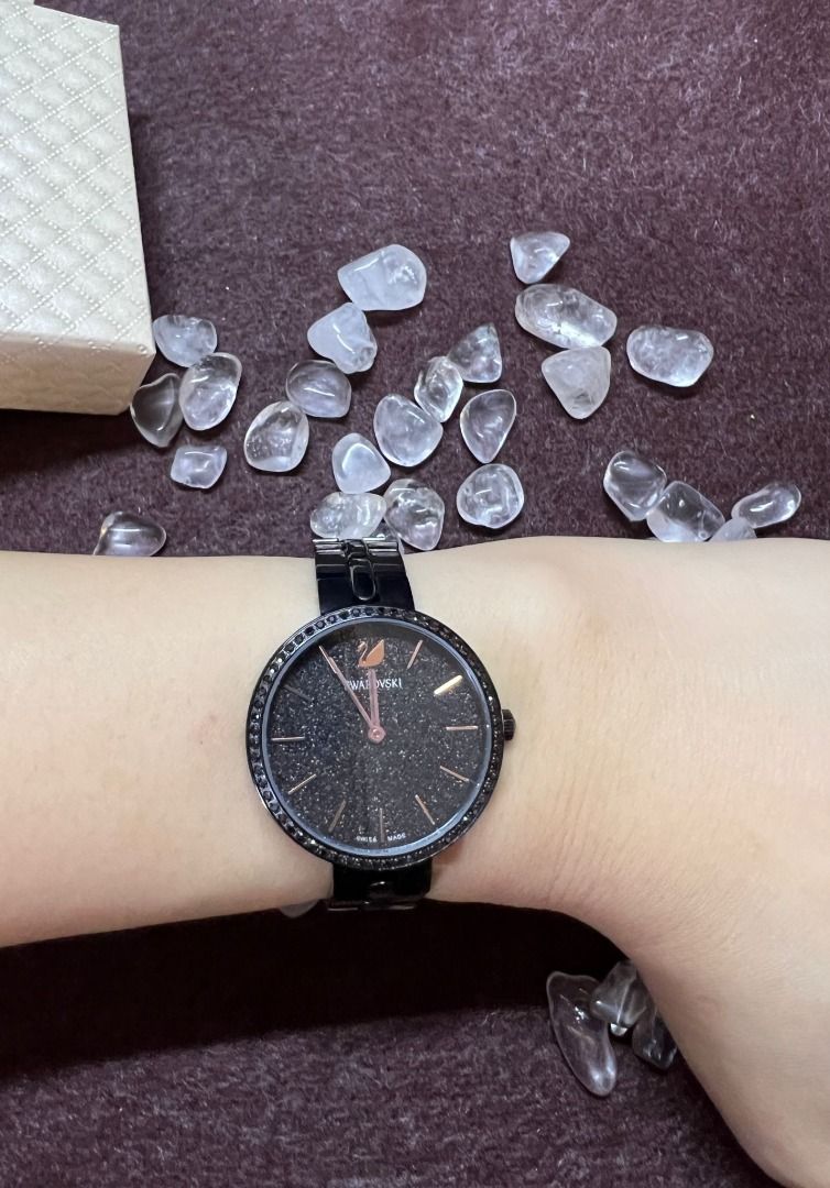 Swarovski Cosmopolitan Midnight Cipher Watch, Women's Fashion, Watches ...
