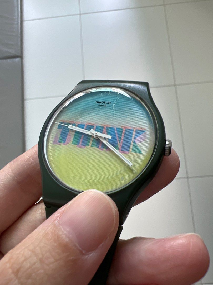 Swatch Watch Stop-Think-Talk, Women's Fashion, Watches & Accessories ...