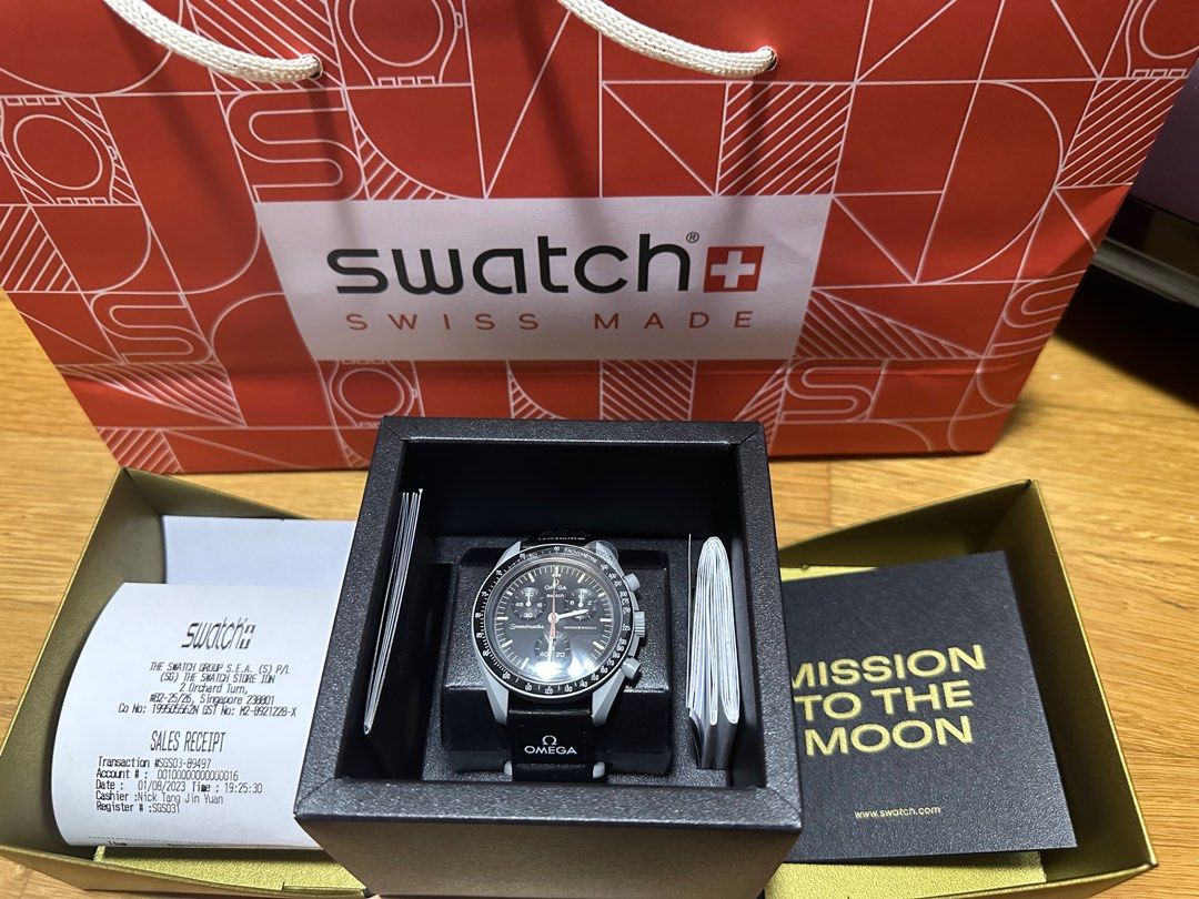 Swatch x Omega moonswatch Mission to the Moonshine Gold (Swiss Edition ...