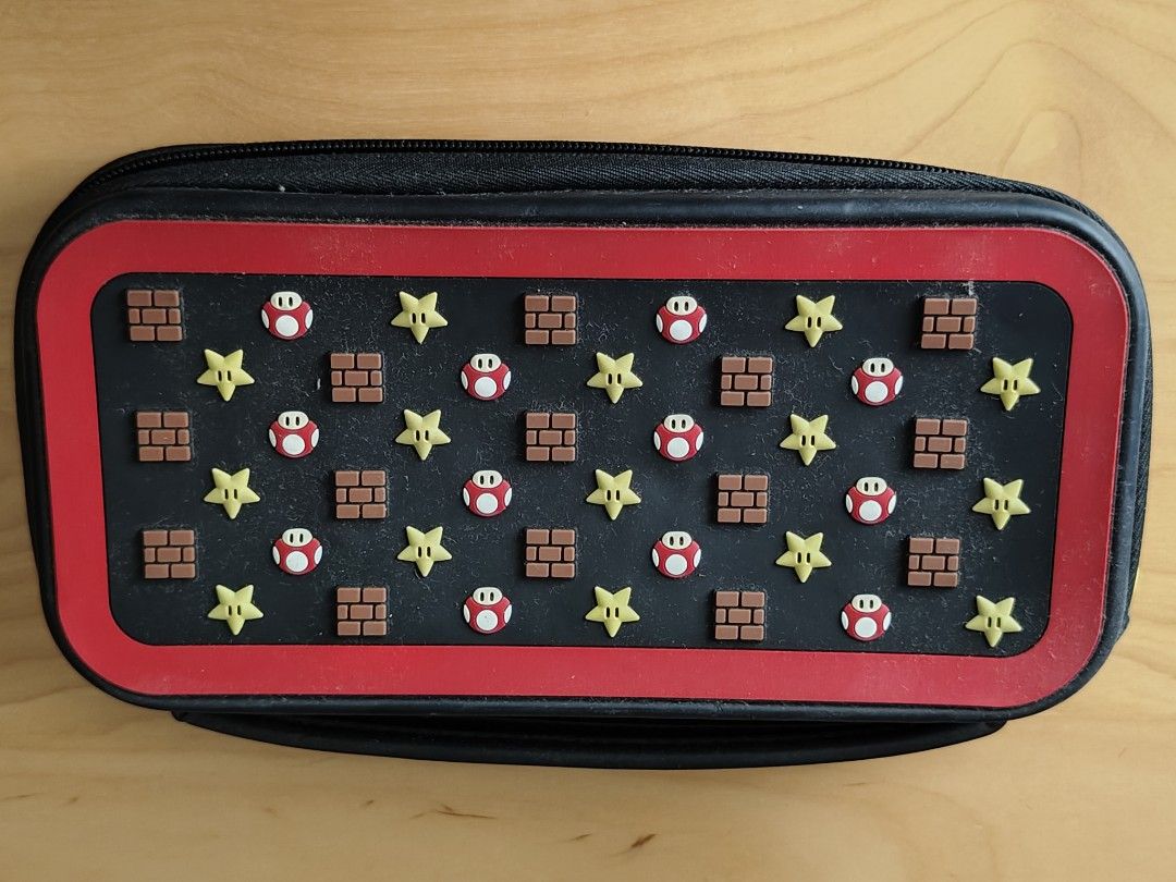 Switch gen1 gen2 super Mario pouch carrying case casing 12 slot, Video ...