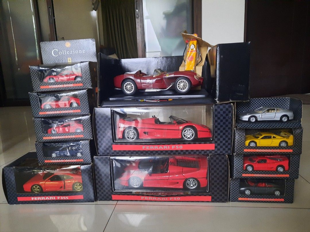 Take all Shell Ferrari Toy Collection, Hobbies & Toys, Toys & Games on ...