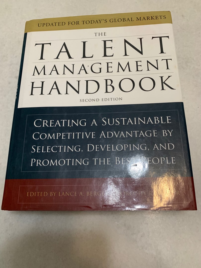 Talent Management Handbook textbook, Hobbies & Toys, Books & Magazines ...