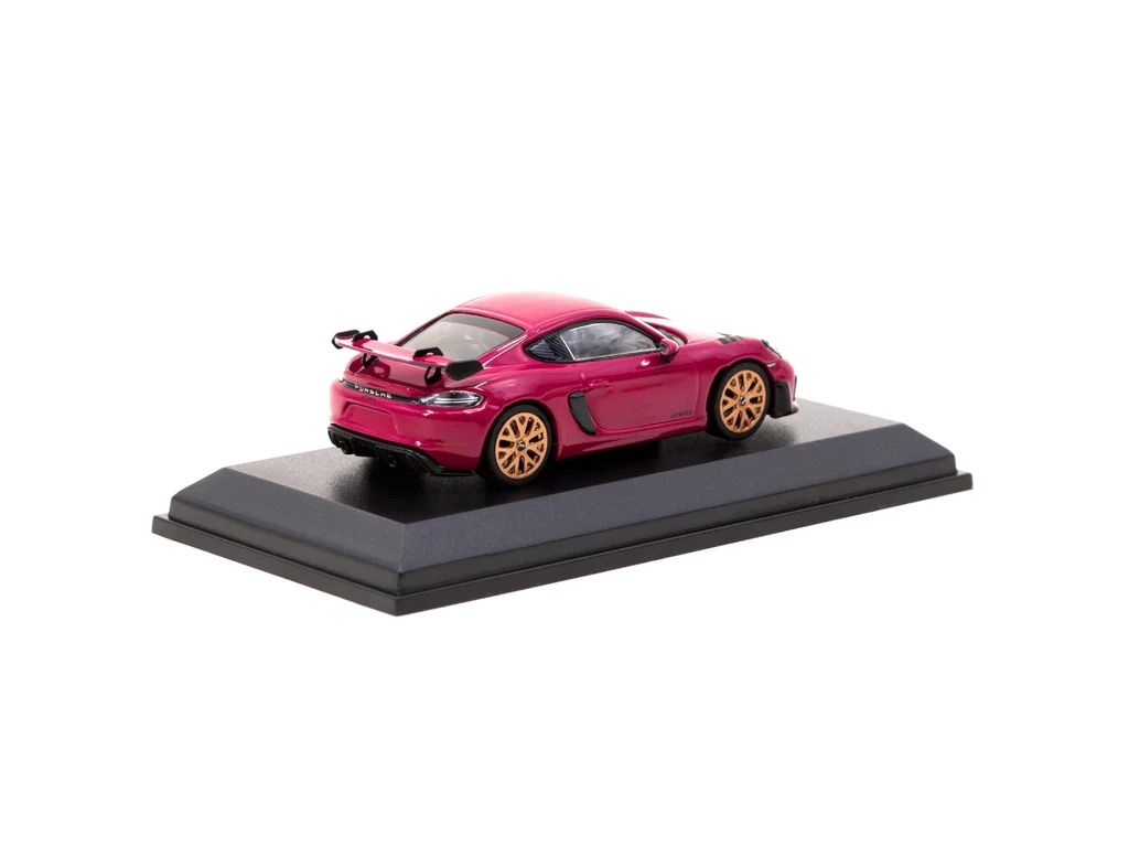 Tarmac Works x Minichamps: 1/64 Porsche 718 Cayman GT4 RS [Ruby Star ...