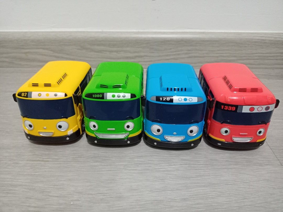 Tayo The Little Bus (Set of 4), Hobbies & Toys, Toys & Games on Carousell