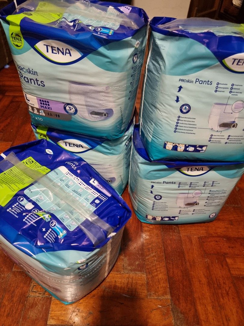 Tena Adult Diapers Maxi Proskin L Size, Beauty & Personal Care, Sanitary Hygiene on Carousell