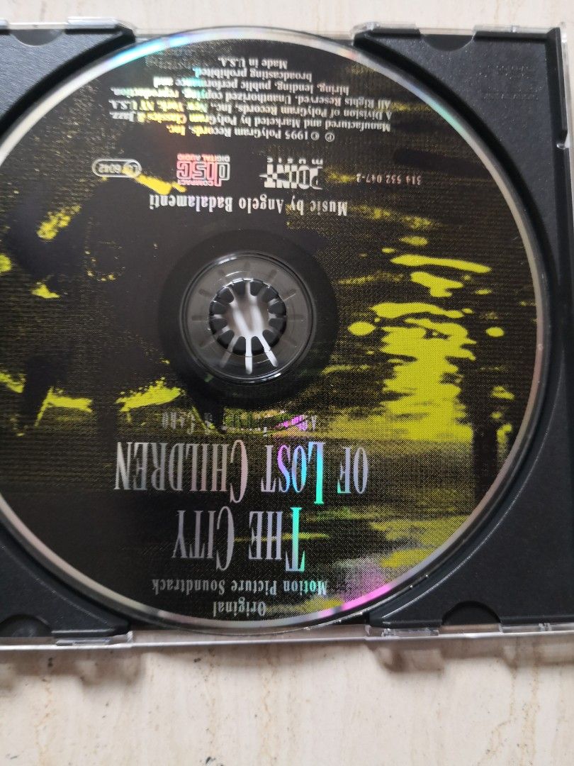 The City Of Lost Children Original CD Soundtrack, Hobbies & Toys, Music & Media, CDs & DVDs on ...