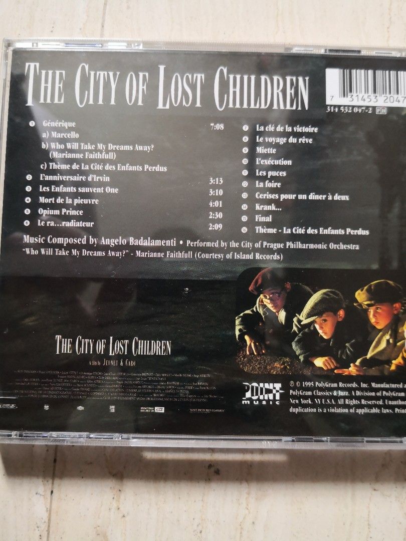 The City Of Lost Children Original CD Soundtrack, Hobbies & Toys, Music & Media, CDs & DVDs on ...