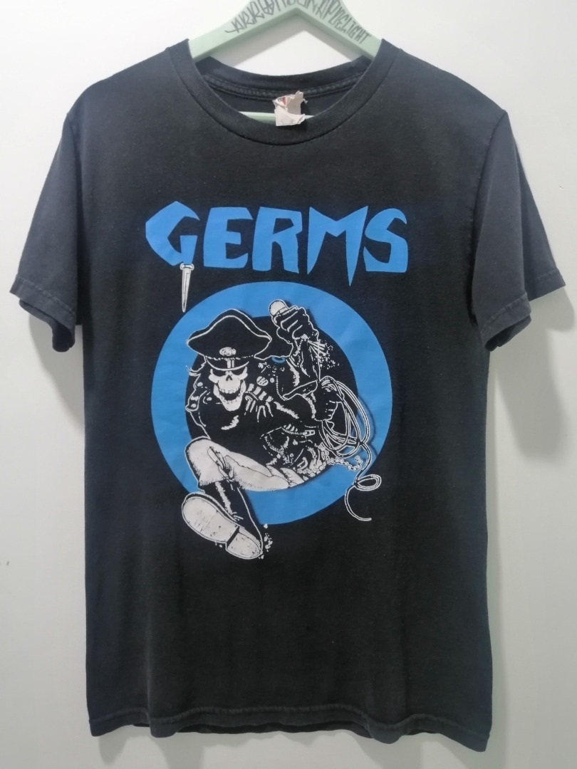 The Germs Skull Shirt, Men's Fashion, Tops & Sets, Tshirts & Polo ...