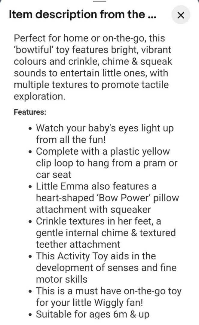 The little wiggles Emma Activity Toy, Babies & Kids, Infant Playtime on ...