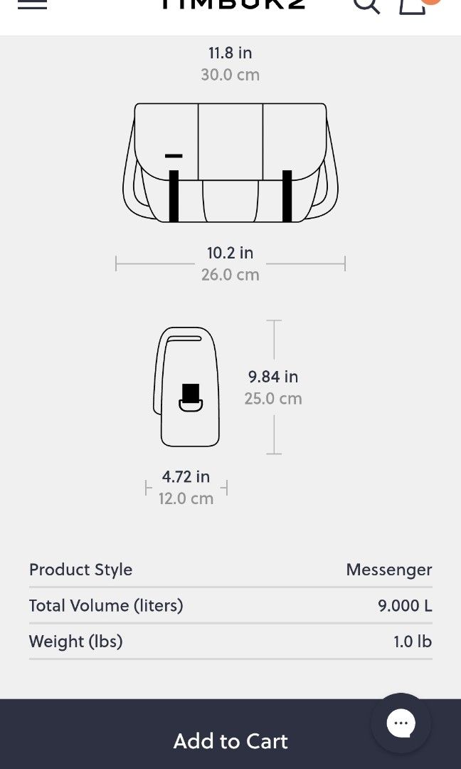 Timbuk2 Classic Messenger XS, Men's Fashion, Bags, Sling Bags on Carousell