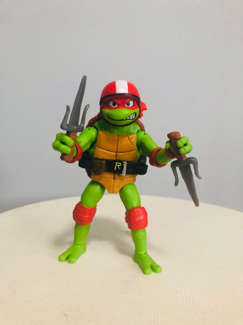 TMNT Mutant Mayhem Helmet Raphael and Battle Cycle Ninja Turtles ...