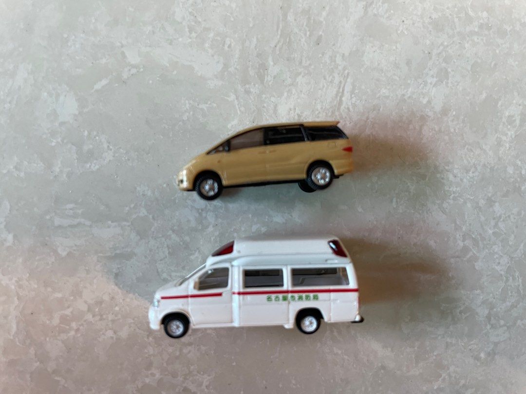 Tomytec Car Collection 1/150 N-Guage 救護車, 興趣及遊戲, 玩具 & 遊戲類 - Carousell
