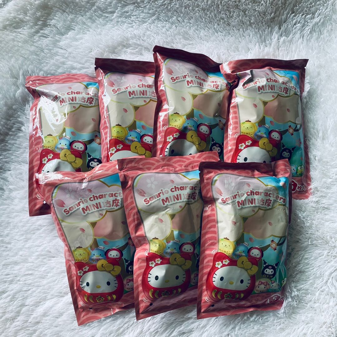 Sanrio Characters Mini Daruma Figurine and Blind Pack, Hobbies & Toys ...