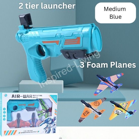 Toy Airplane Launcher Flying Gun | Glider Plane for Outdoor | Flying ...