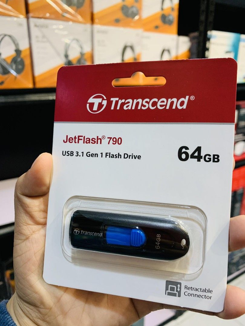Transcend 64GB JF790 Flash Drive USB 3.1 TS64GJF790K on Carousell