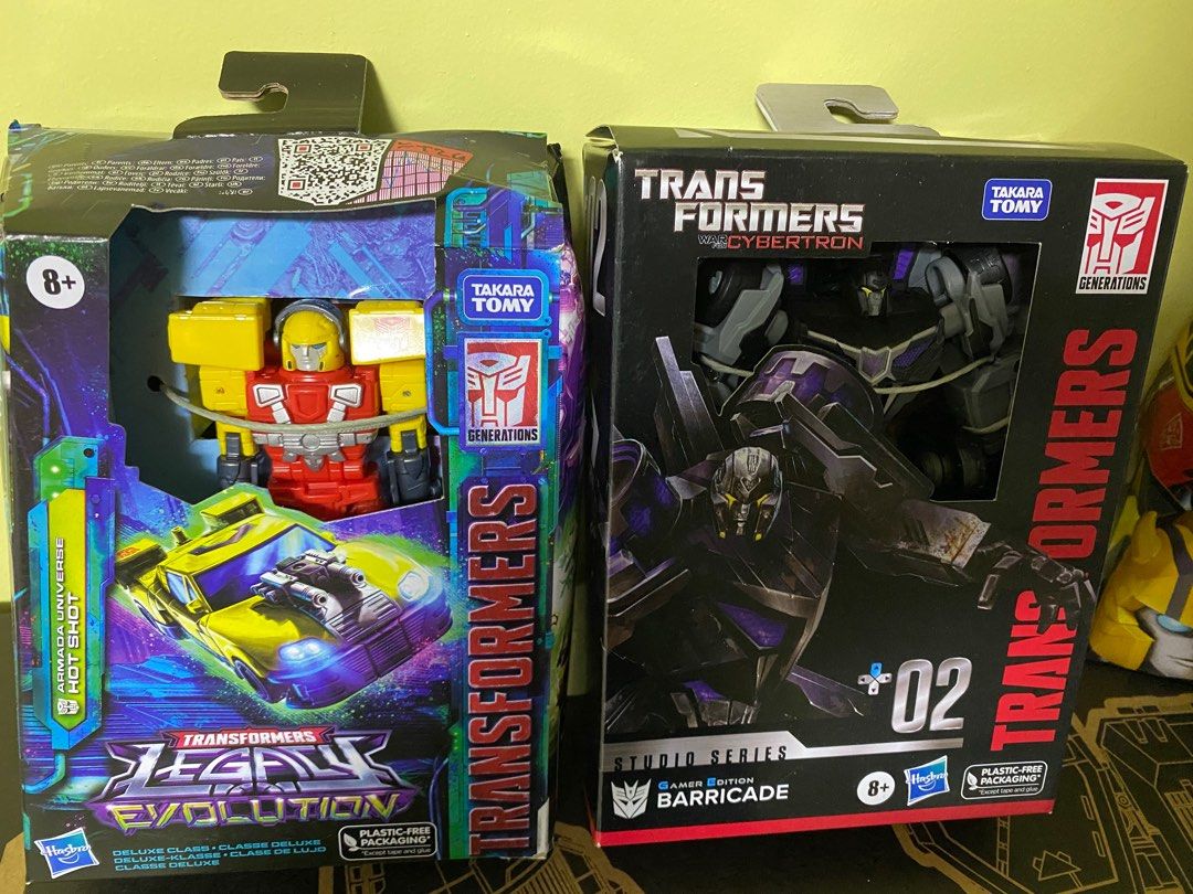 Transformers Hotshot and Studio Series +02 Barricade ( Gamer Edition ...