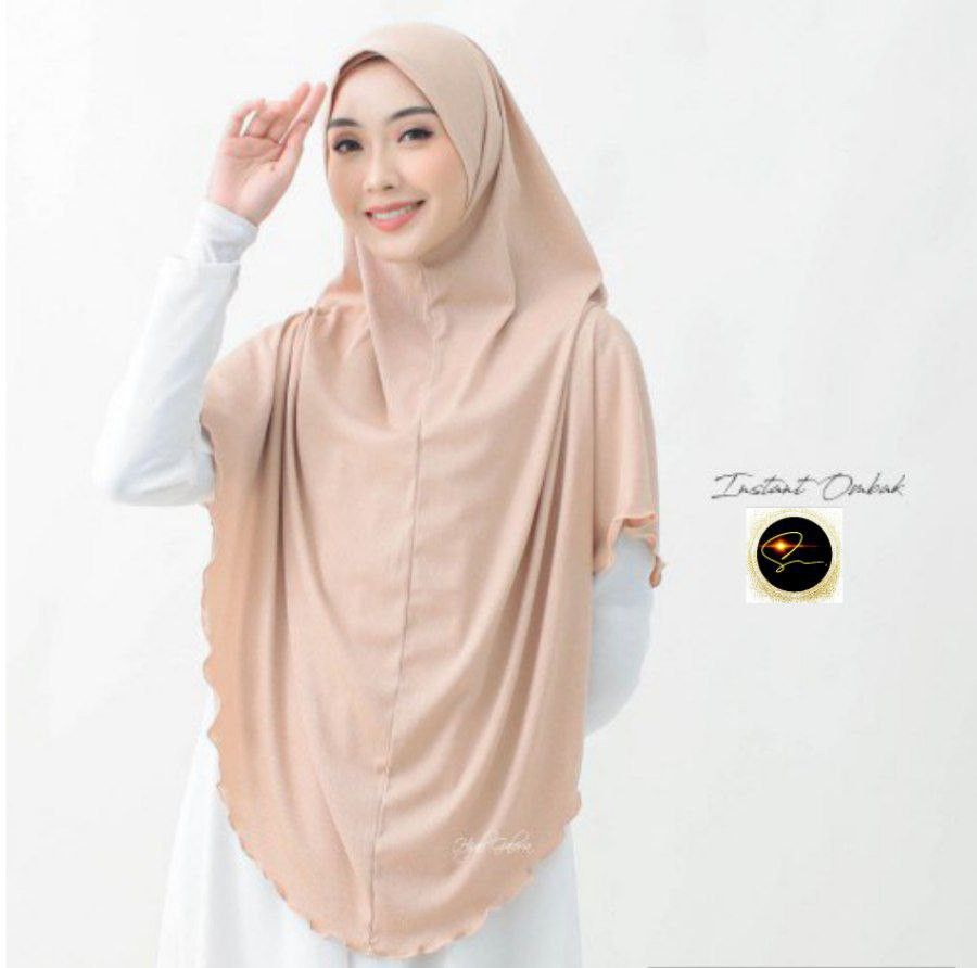 Tudung Labuh Instant Ombak, Women's Fashion, Muslimah Fashion, Hijabs ...