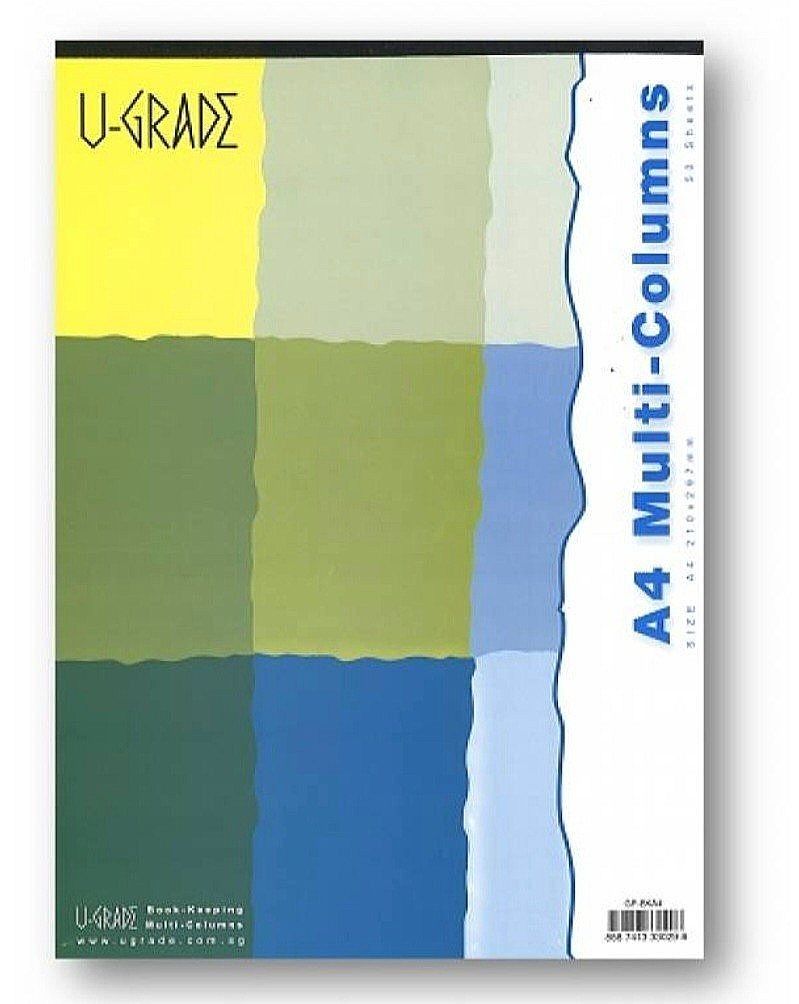 Ugrade A4 book keeping columns paper, Hobbies & Toys, Stationery ...