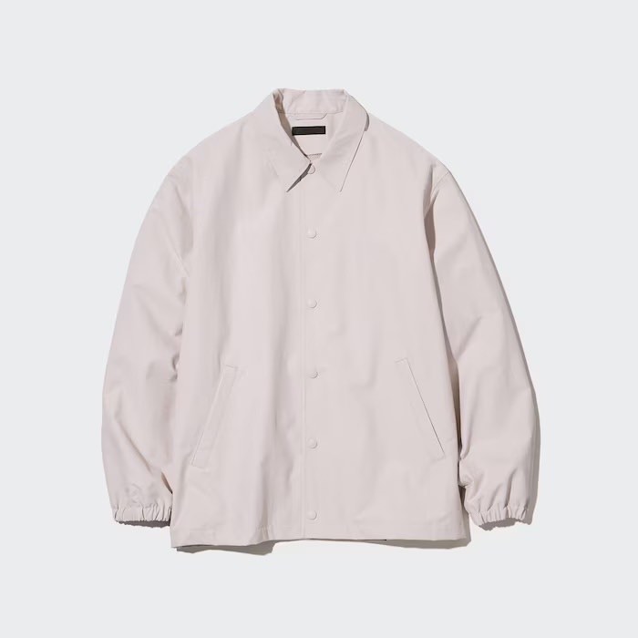 Uniqlo Coach Jacket (Stone/Natural color), Men's Fashion, Coats ...