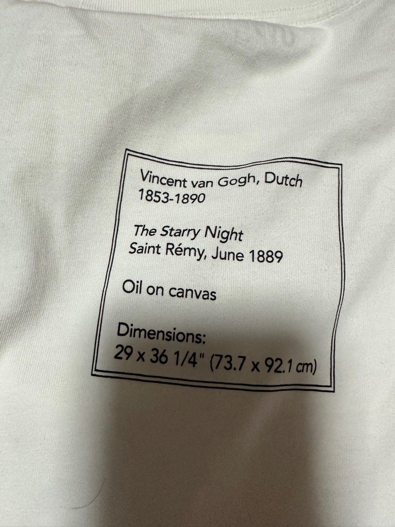Uniqlo x MoMA - The Starry Night shirt on Carousell