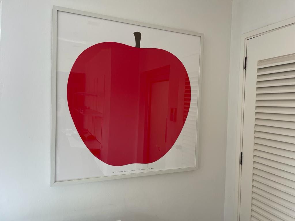 Uno la Mela by Enzo Mari framed print, Furniture & Home Living, Home ...