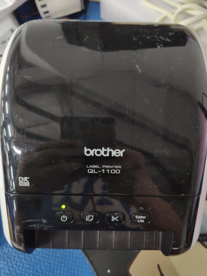 USED Brother QL-1100 Wide Format Label Printer. Print your shipping ...