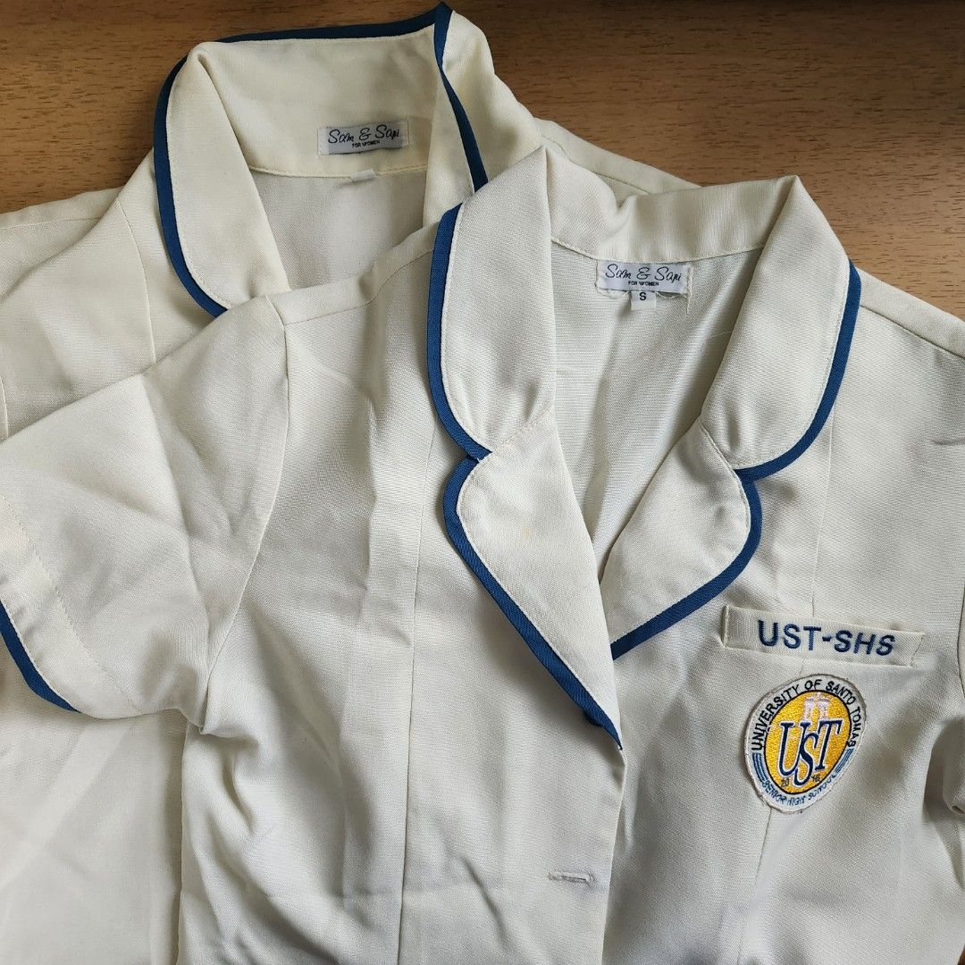 UST SHS Uniform (2 for 400), Women's Fashion, Tops, Blouses on Carousell