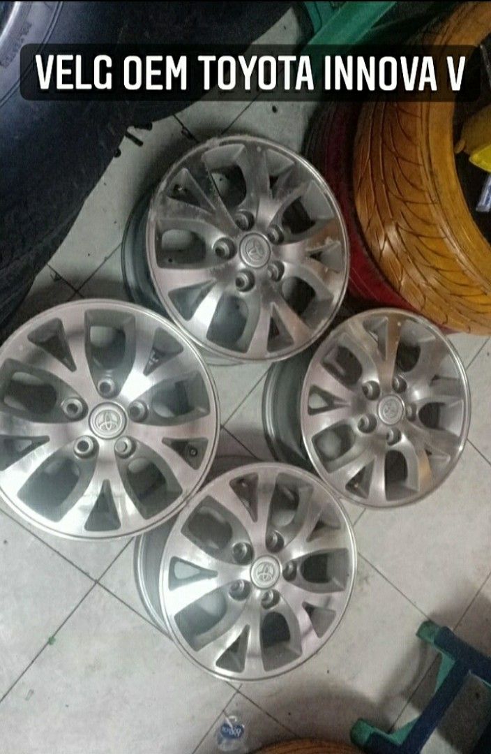 Velg OEM TOYOTA INNOVA V, Aksesoris Mobil di Carousell