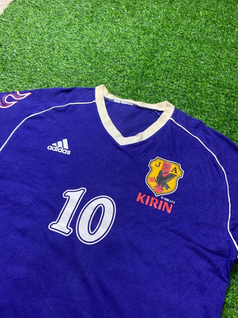 Vintage Adidas Kirin | Japan Football Association | No. 10, Men's ...