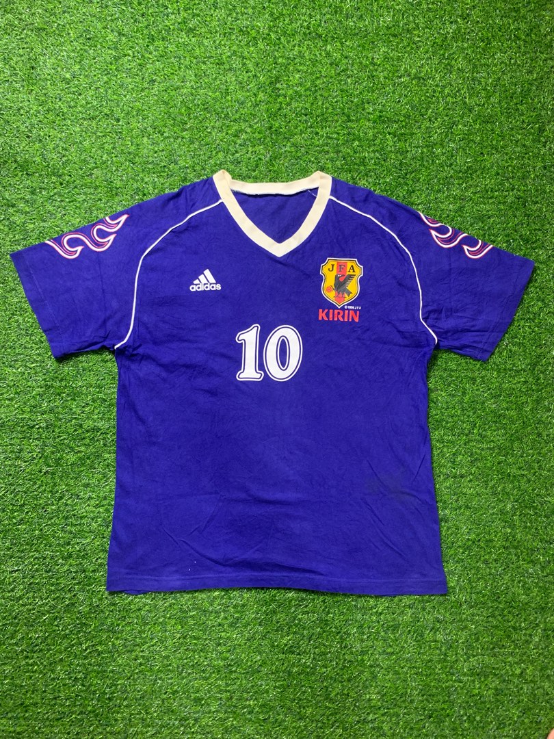 Vintage Adidas Kirin | Japan Football Association | No. 10, Men's ...