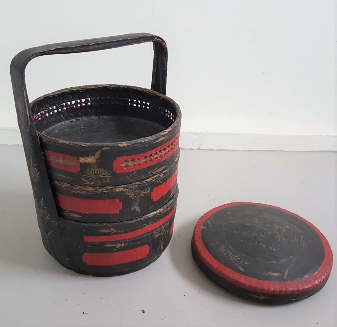 Vintage Collectibles, Designer 3-Tier Basket, Decorative 15.5 inches ...