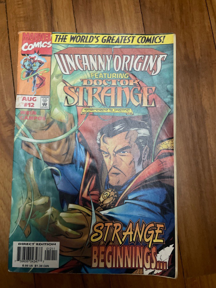 Vintage Marvel comic: uncanny origins featuring Dr strange, Hobbies ...