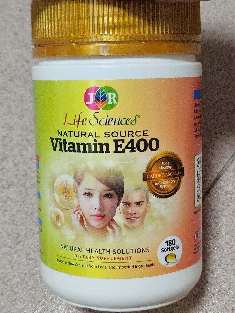 Vitamin E400, Health & Nutrition, Health Supplements, Vitamins ...