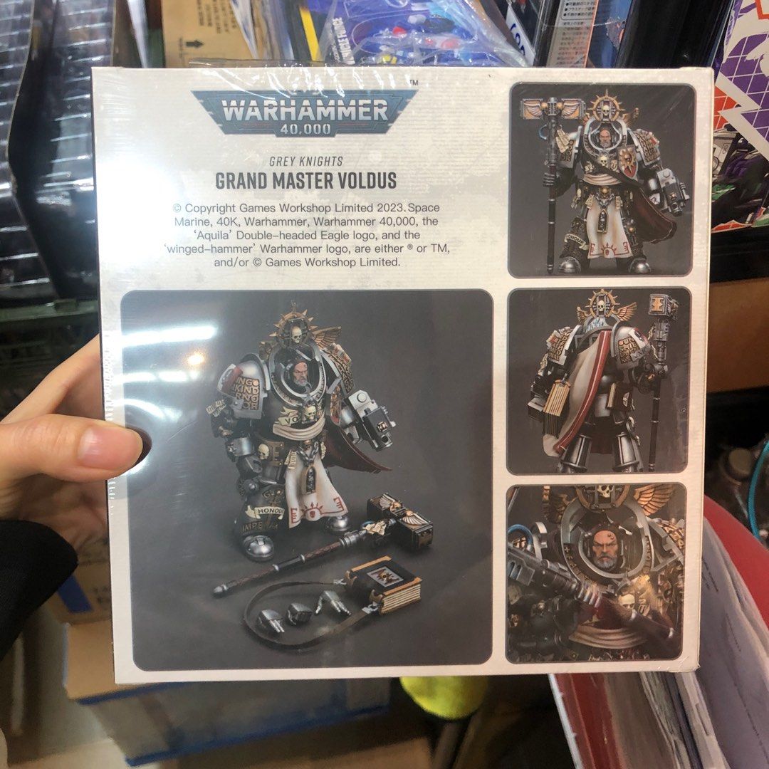 WARHAMMER JT6335 Grey Knights Grand Master Voldus, JT5208 Space Wolves ...