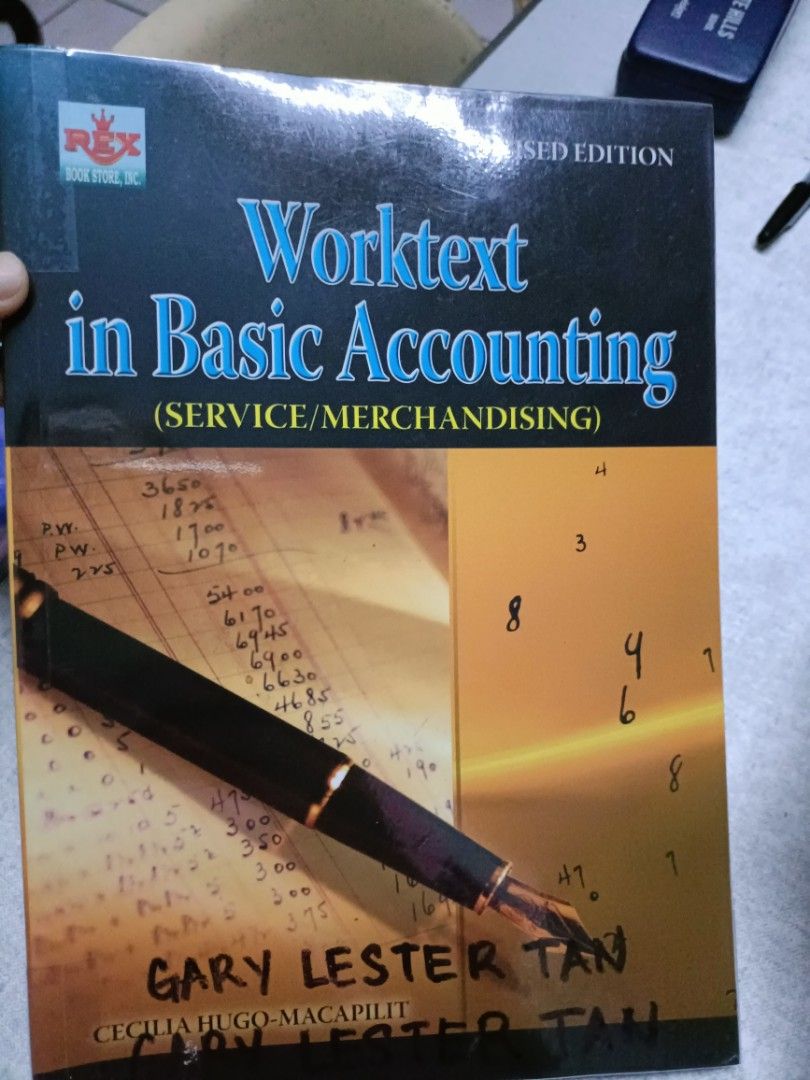 Workbook in basic accounting on Carousell