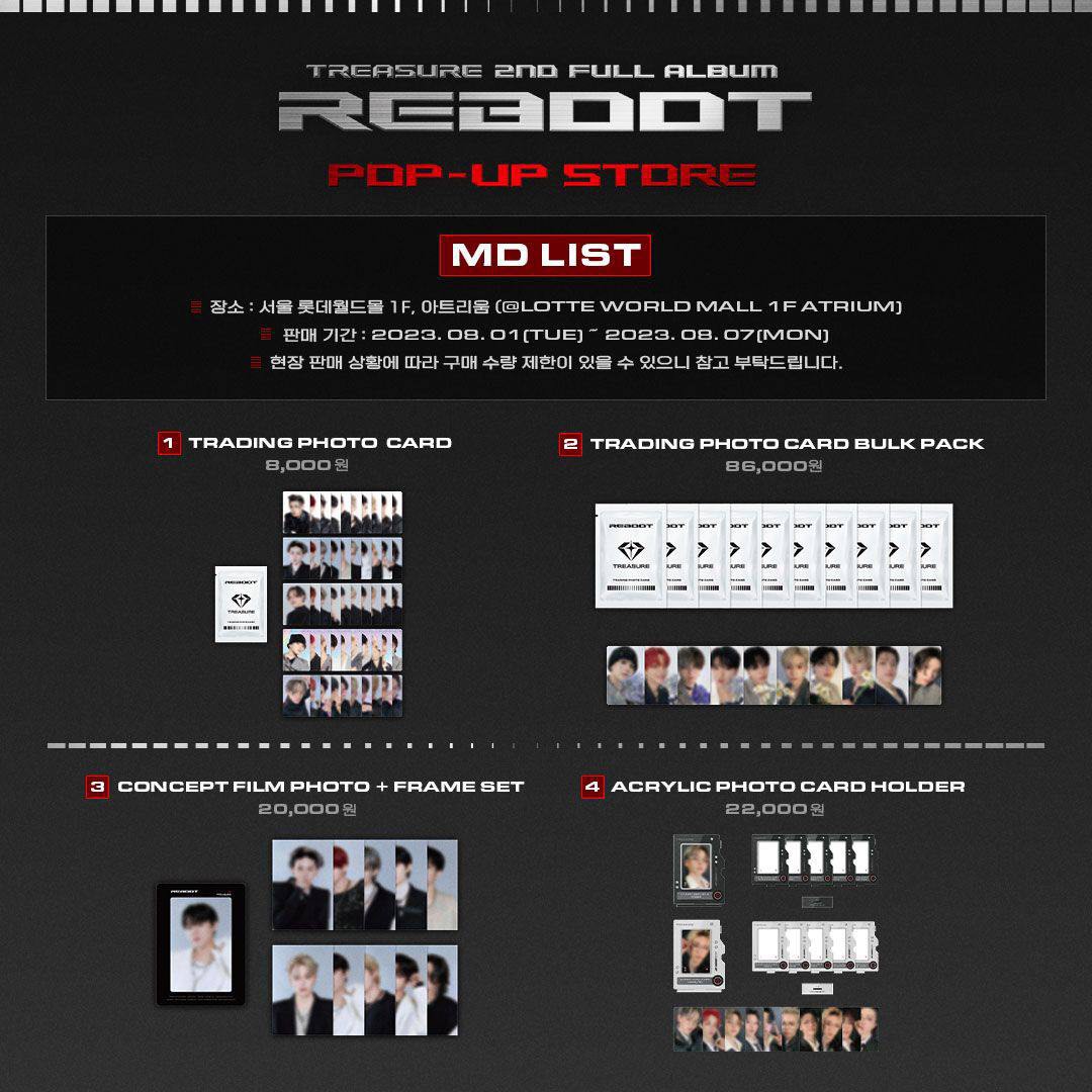 WTS TREASURE REBOOT MD POP UP STORE, Hobbies & Toys, Memorabilia ...