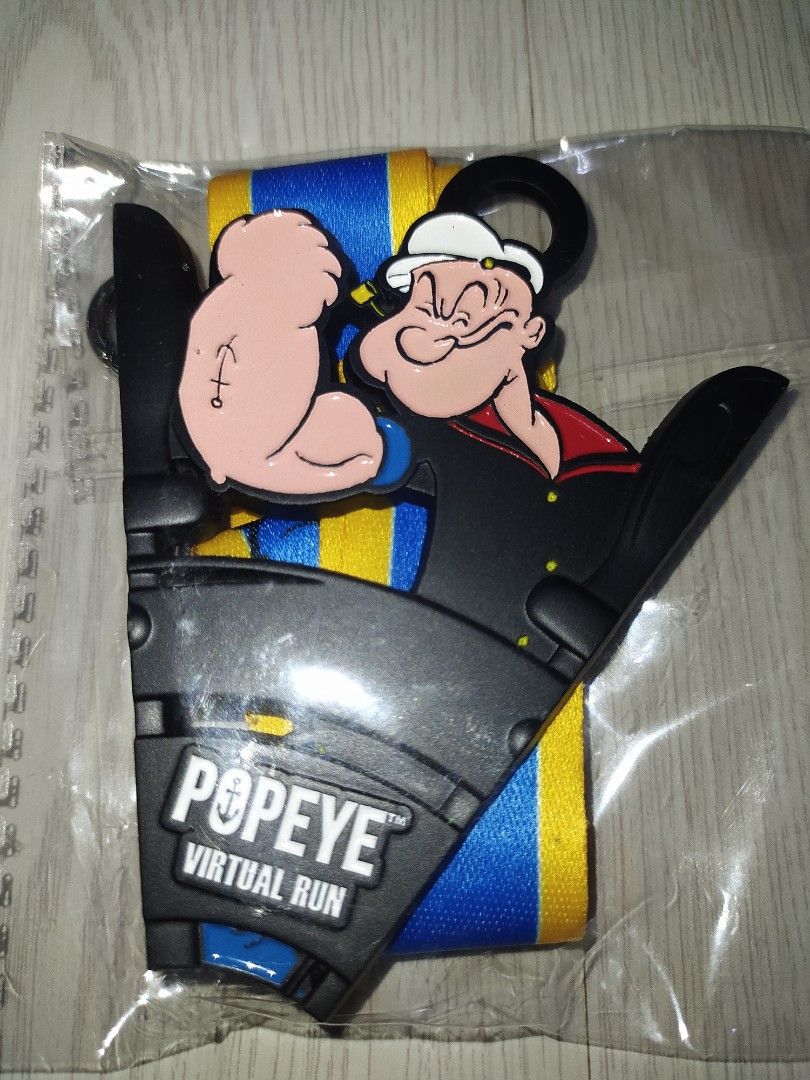 100KM Popeye Virtual Run medal, Hobbies & Toys, Memorabilia ...