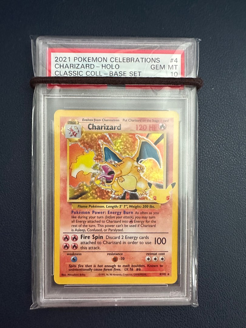 2021 Pokemon Celebrations Classic Collection 4 Charizard-Holo PSA 10, Hobbies & Toys, Toys ...