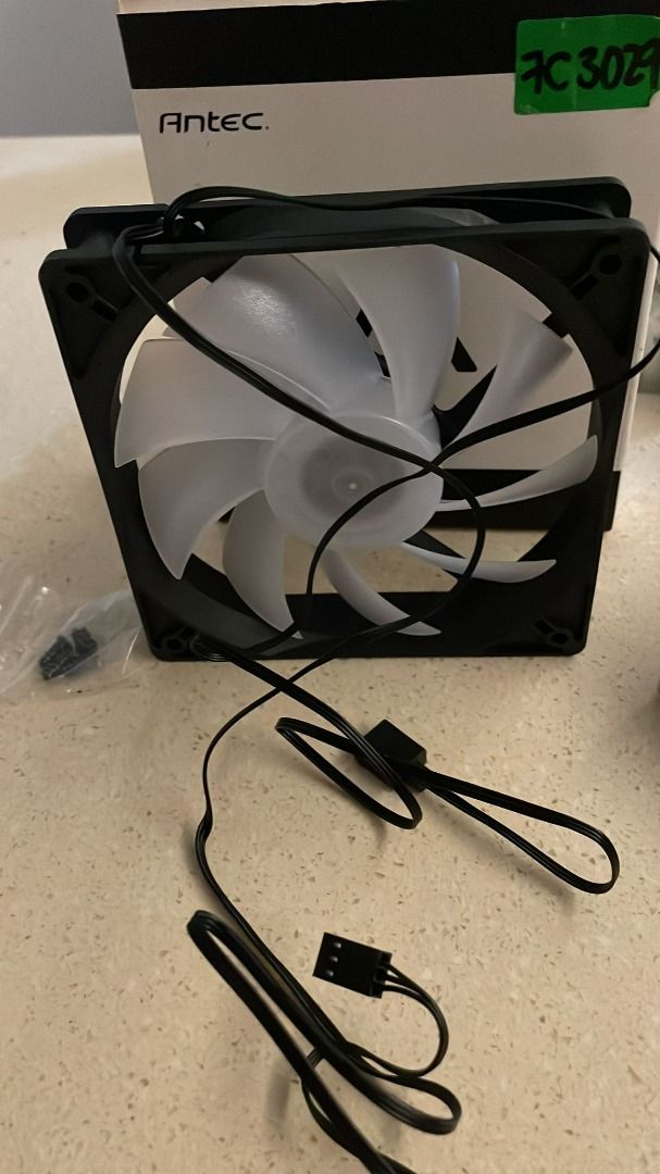 2703) ANTEC RGB CASE FANS, 120MM CASE FAN, ADDRESSABLE RGB, PC FAN HIGH ...