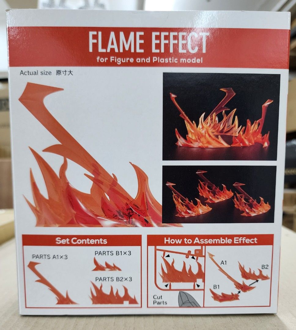 《全新 未開封 現貨》MODEROID 火特效 Flame Effect 模型, 興趣及遊戲, 玩具 & 遊戲類 - Carousell