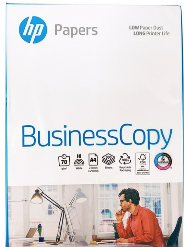A4 HP printing paper businesscopy 70g/m2 500 sheets, Computers & Tech, Printers, Scanners ...