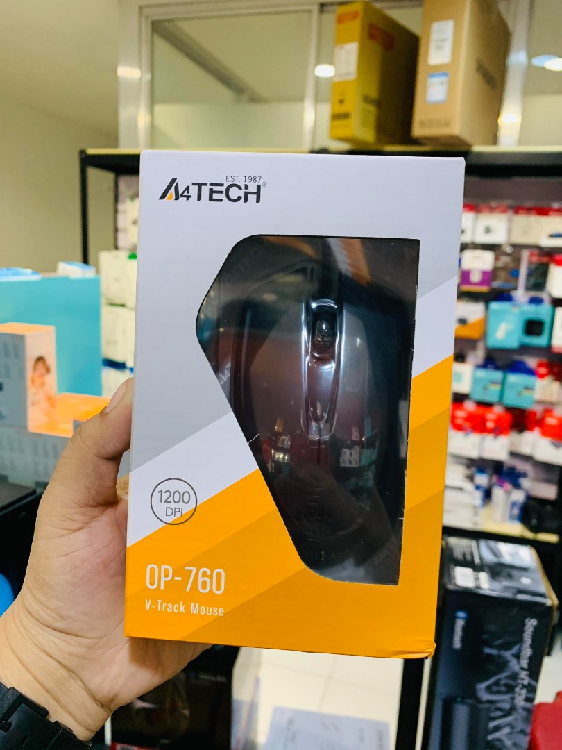 A4Tech OP-760 Optical Wired USB Mouse Black on Carousell