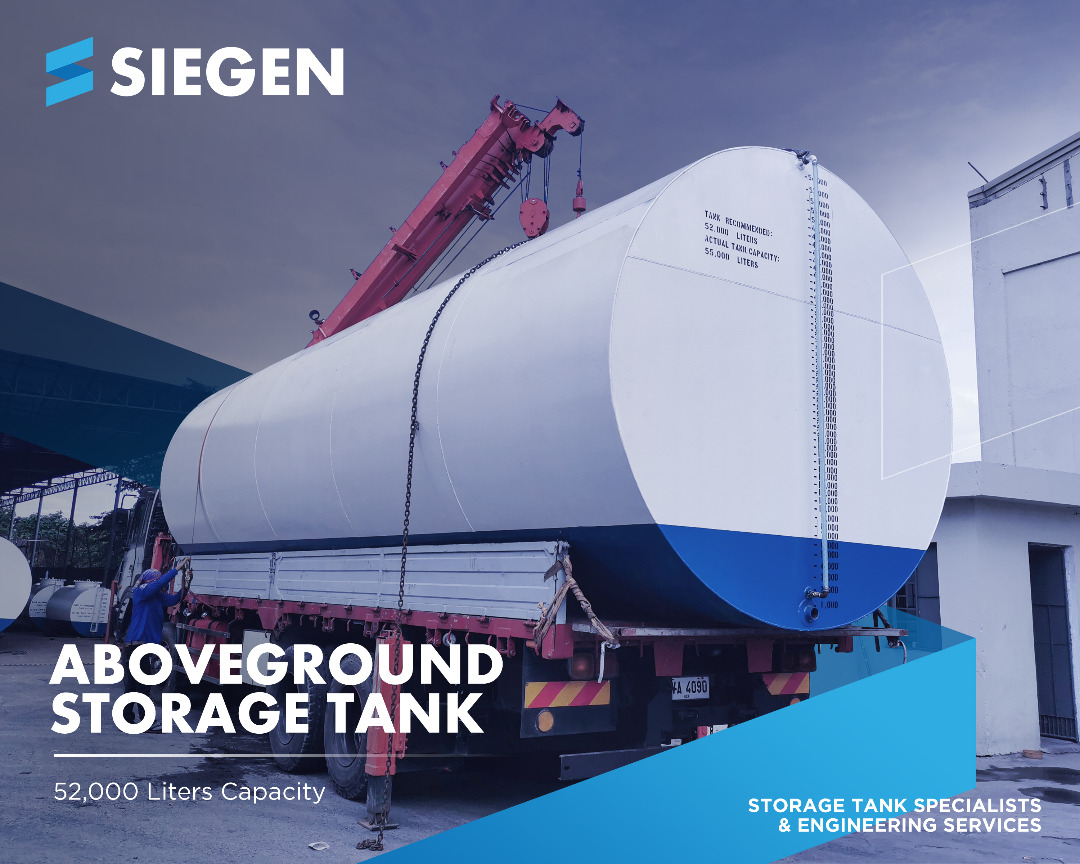 ABOVEGROUND STORAGE TANK| SIEGEN PHILIPPINES| FUEL TANK | STORAGE TANK ...