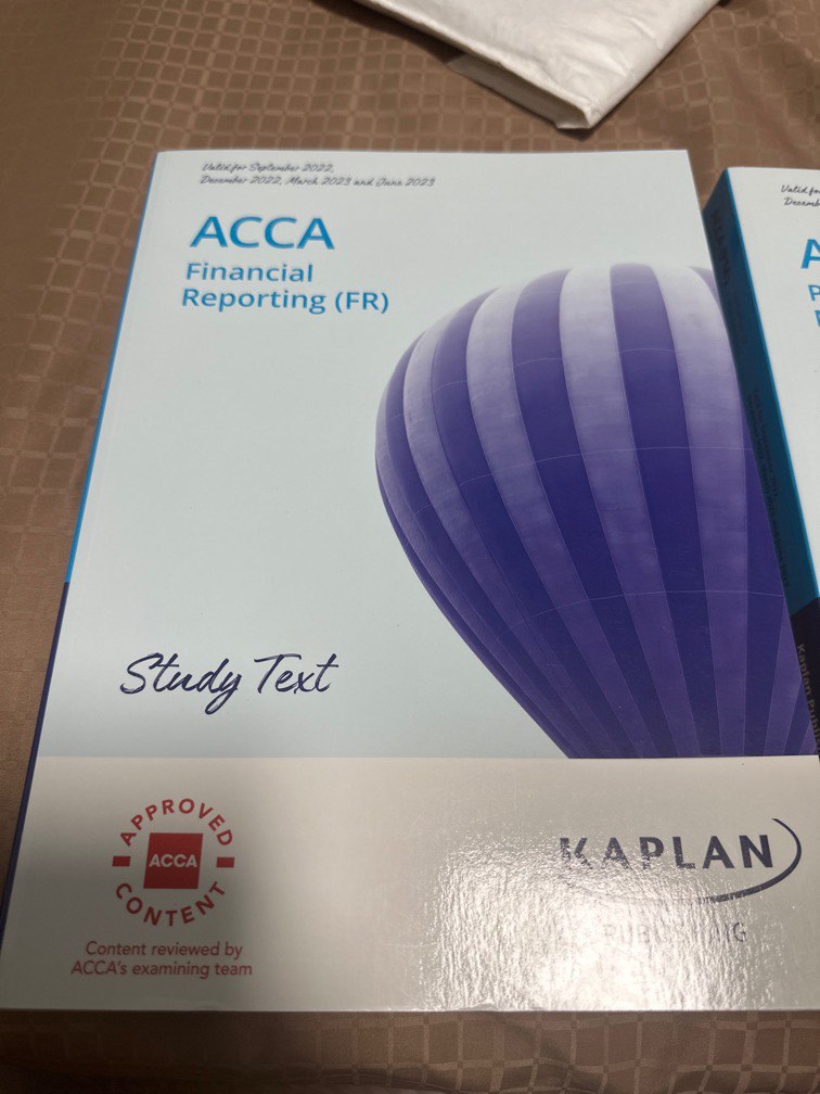 ACCA FR & PM textbook, Hobbies & Toys, Books & Magazines, Textbooks on ...