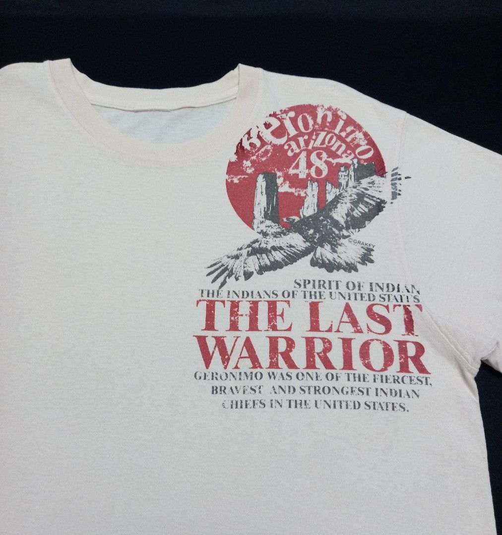AMERICAN INDIAN CULTURE GERONIMO, Men's Fashion, Tops & Sets, Tshirts ...